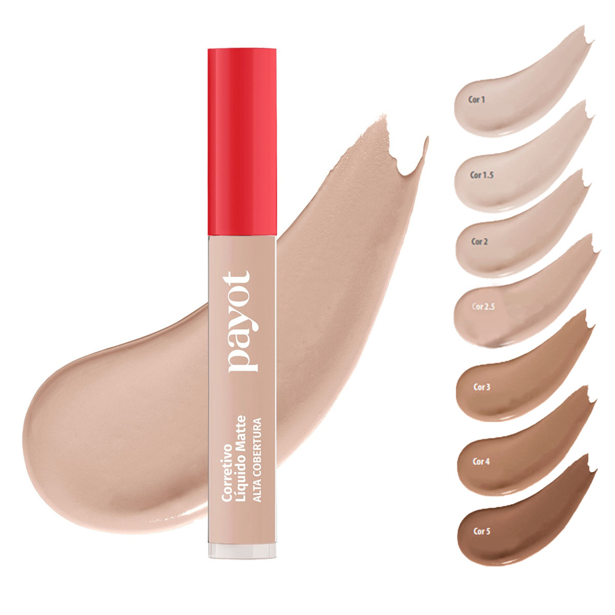 Comprar Corretivo Liquido Matte Payot Alta Cobertura - R$34,99 - Amor ...