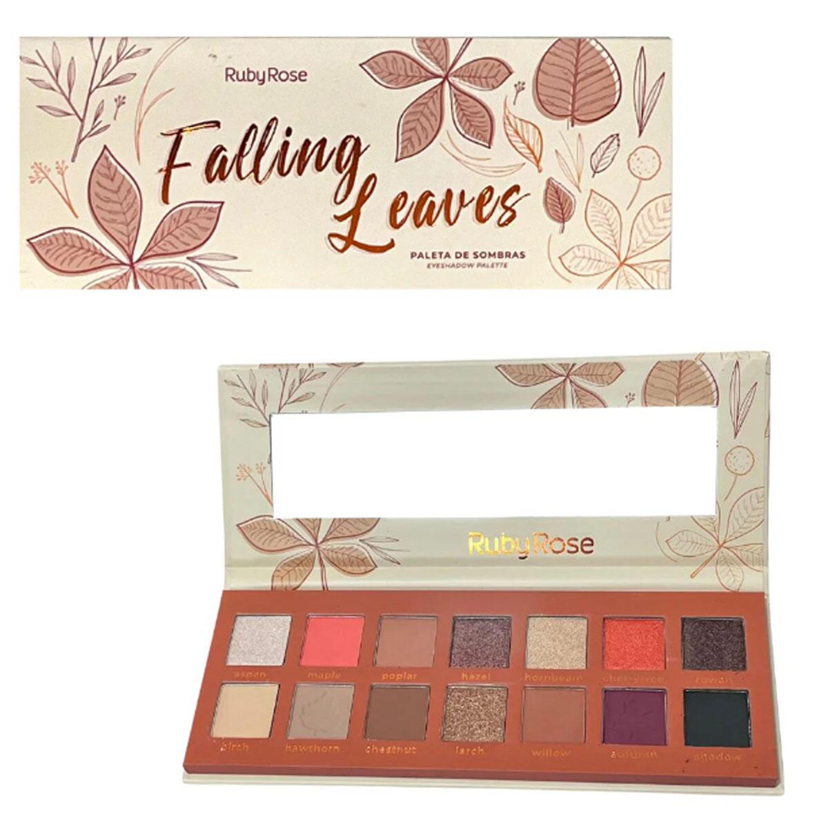 Comprar Paleta de Sombras Ruby Rose Falling Leaves HBF539 - Amor de Make