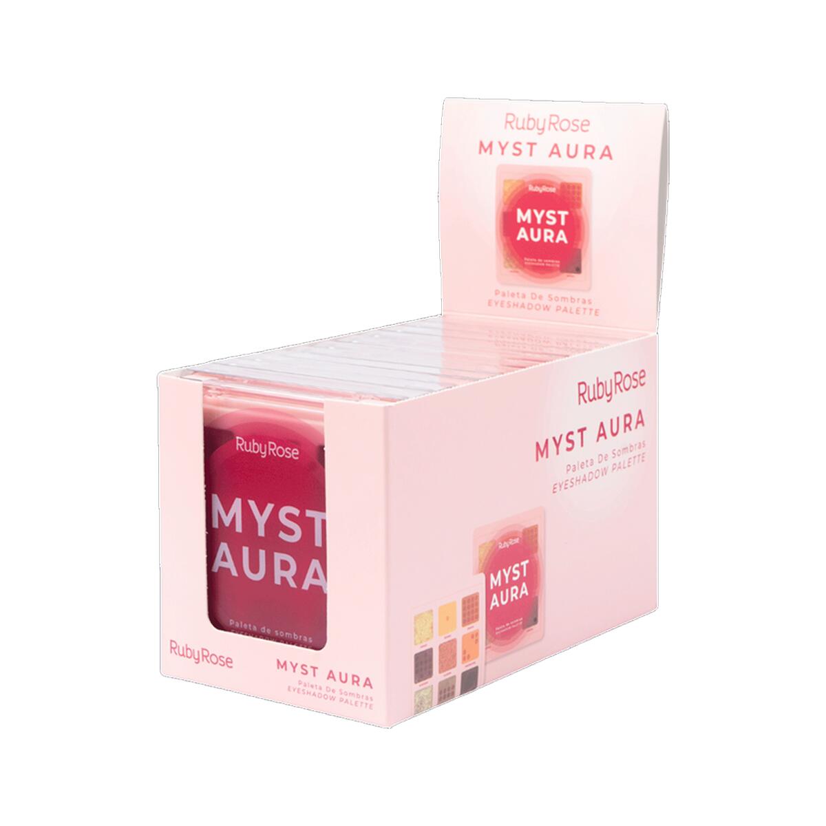 Comprar Box Paleta De Sombras Ruby Rose Myst Aura Hbe2203 - R$216,66 ...