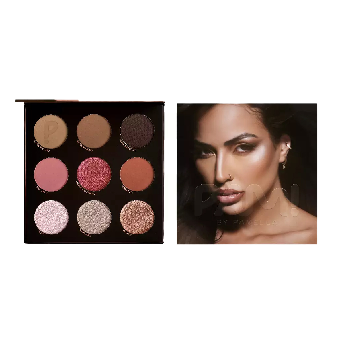 Comprar Paleta Multifuncional 9 Cores Pam By Pamella Contorno Blush ...