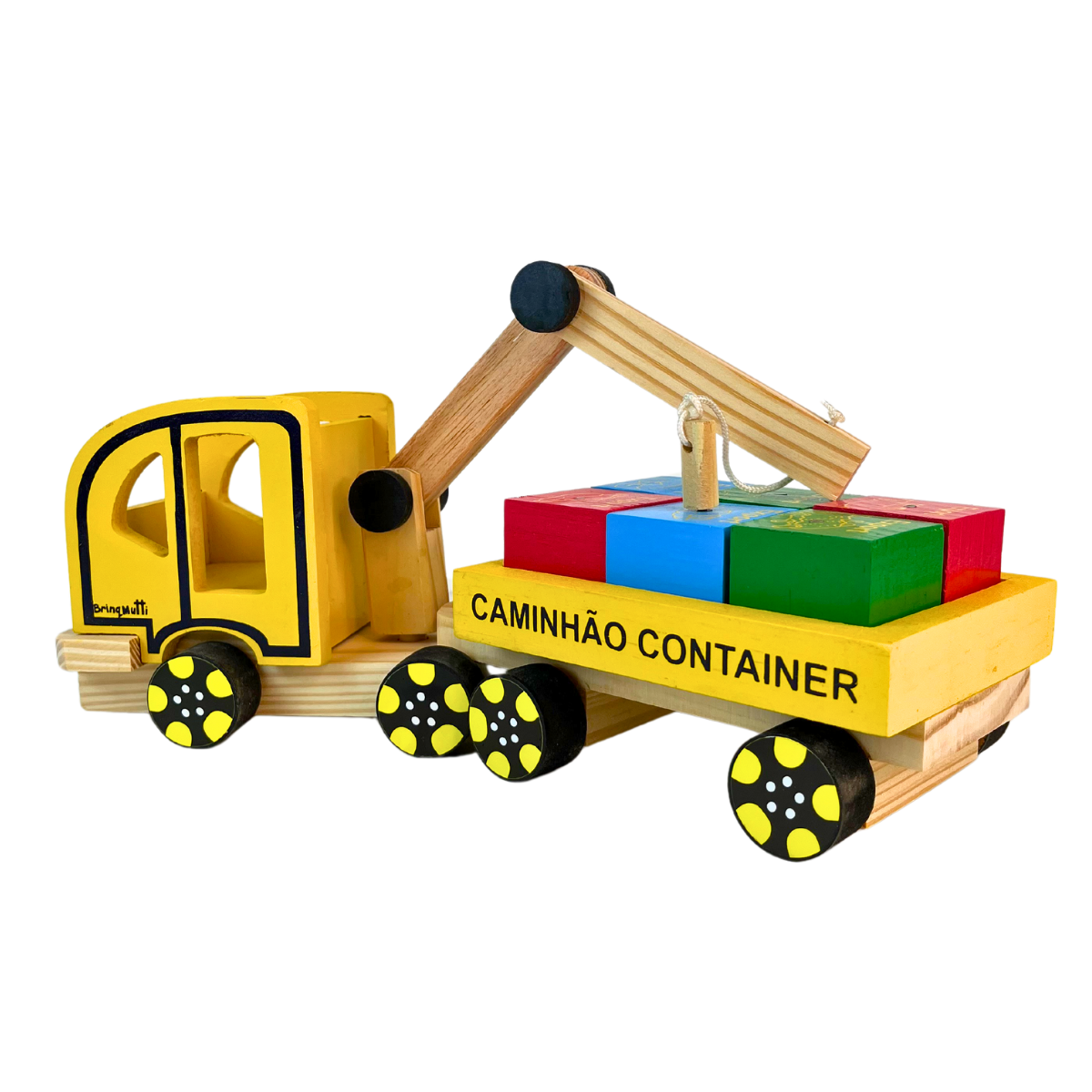 Comprar Caminhão Container de Madeira com Braço Articulável e Imã - a ...