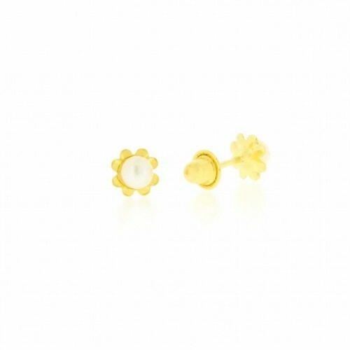 Joias Infantis | Brincos de ouro para bebe e criança | Brincos Infantis