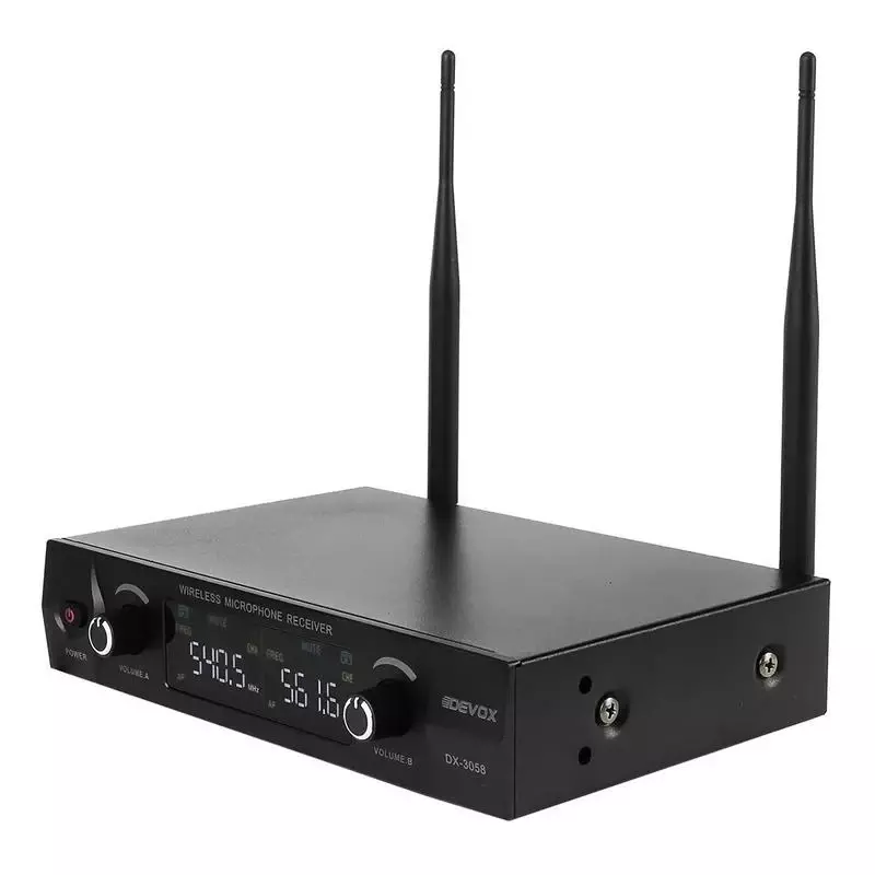 Comprar Microfone Devok Dx-3058l Dinamico Sem Fio, Multifrequencia - a ...
