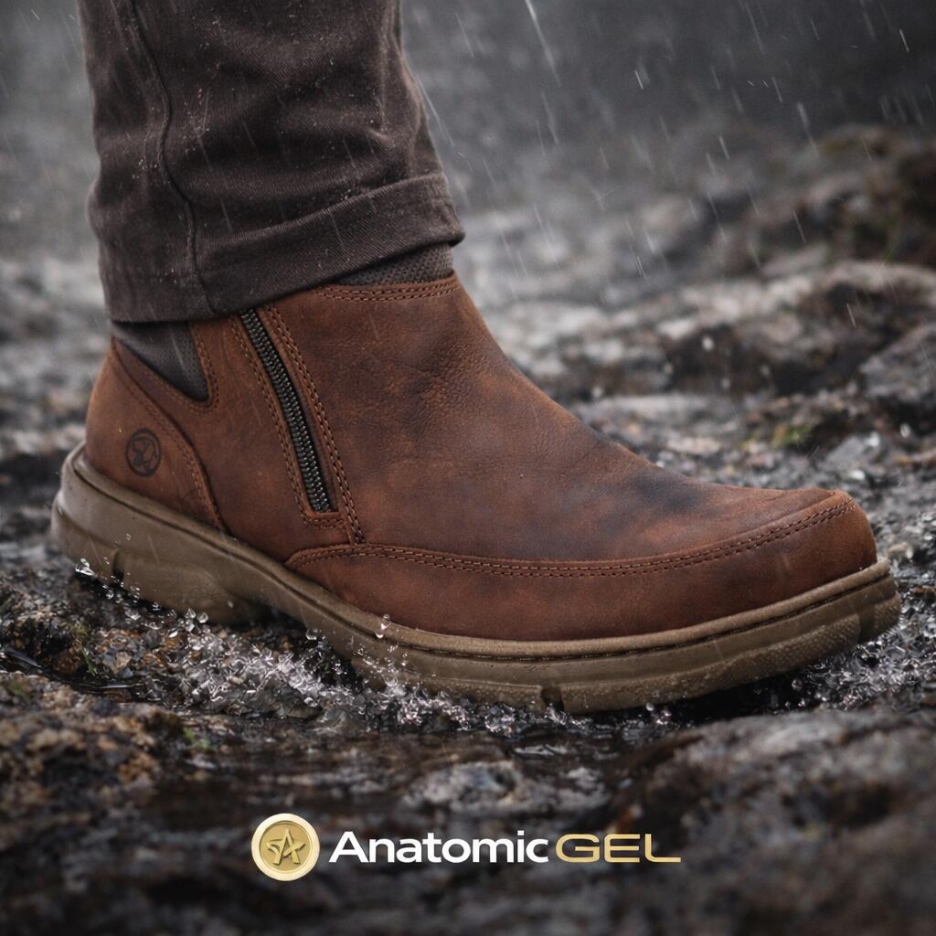 Bota Masculina Conforto Anatomic Gel 7887 Rústico | G-One