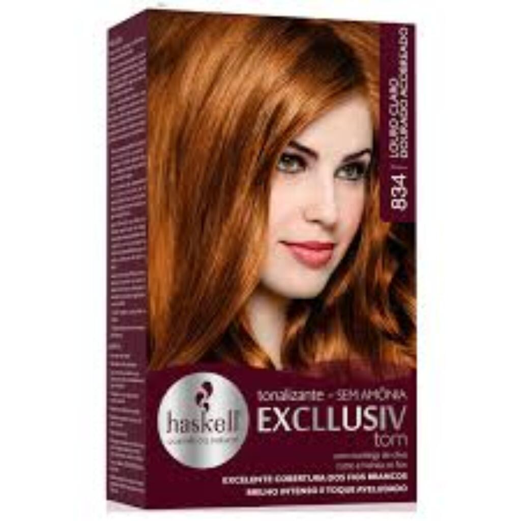 Comprar TONALIZANTE EXCLUSIV COLOR 834 LOURO CLARO DOURADO ACOBREADO ...