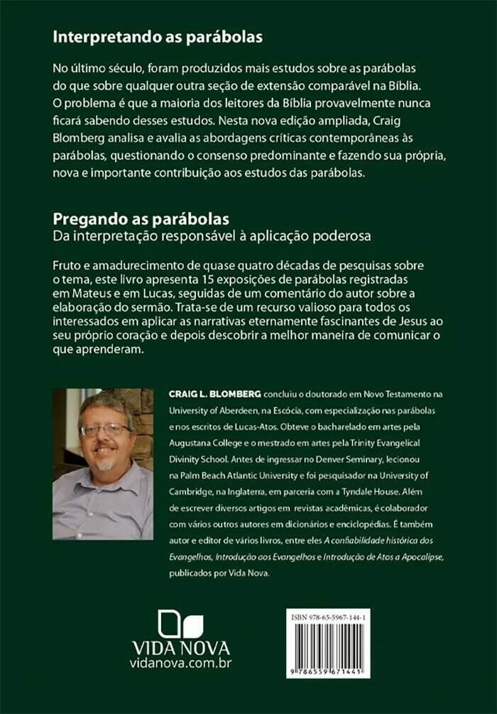 Kit Interpretando E Pregando As Parábolas Craig L Blomberg A