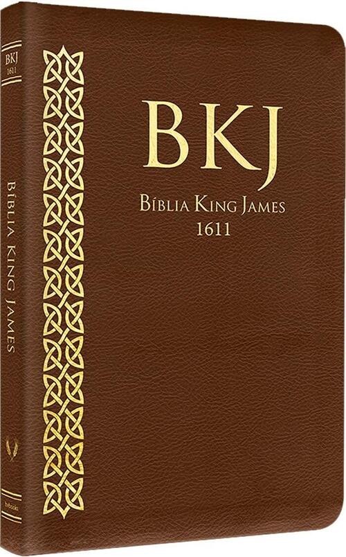 Bíblia King James Fiel 1611 Ultrafina Bicolor Marrom - a partir de R$56,99