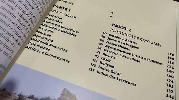 Novo Manual Dos Usos e Costumes Dos Tempos Biblicos Em Capa Dura