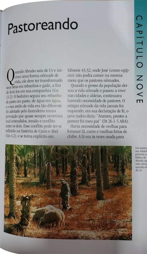 Novo Manual Dos Usos e Costumes Dos Tempos Biblicos Em Capa Dura