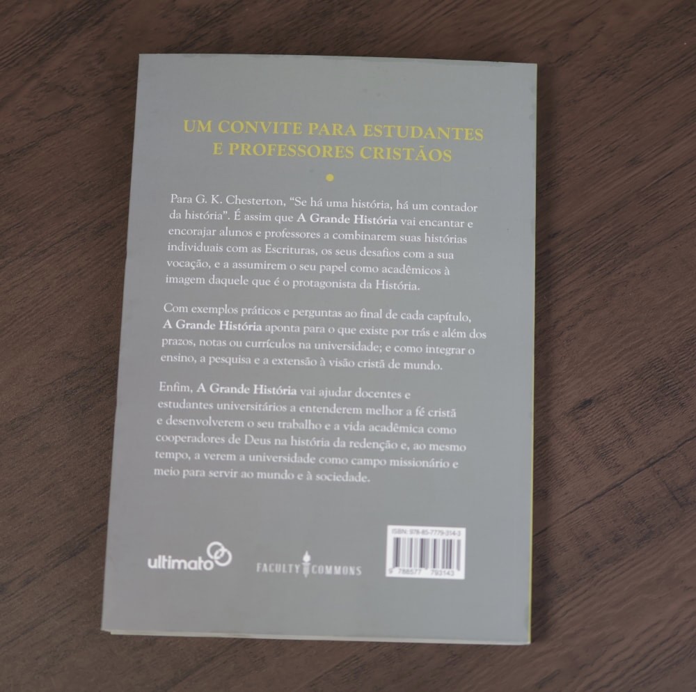 A Grande História | Rick Hove e Heather Holleman - a partir de R$45,59