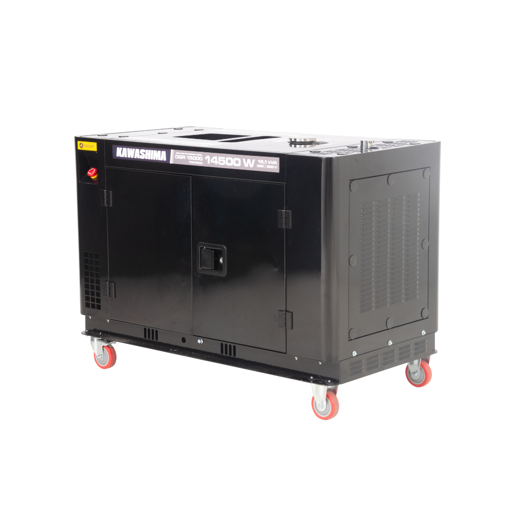 Gerador a Diesel Kawashima DGR-15000-ST3 13,5 kVA Trifásico - a partir de R$30.889,71