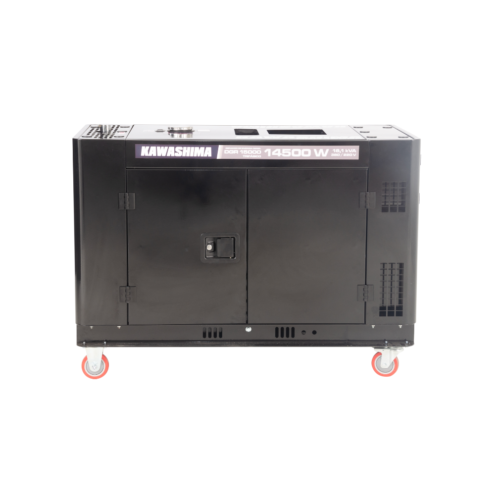 Gerador a Diesel Kawashima DGR-15000-ST3 13,5 kVA Trifásico - a partir de R$30.889,71