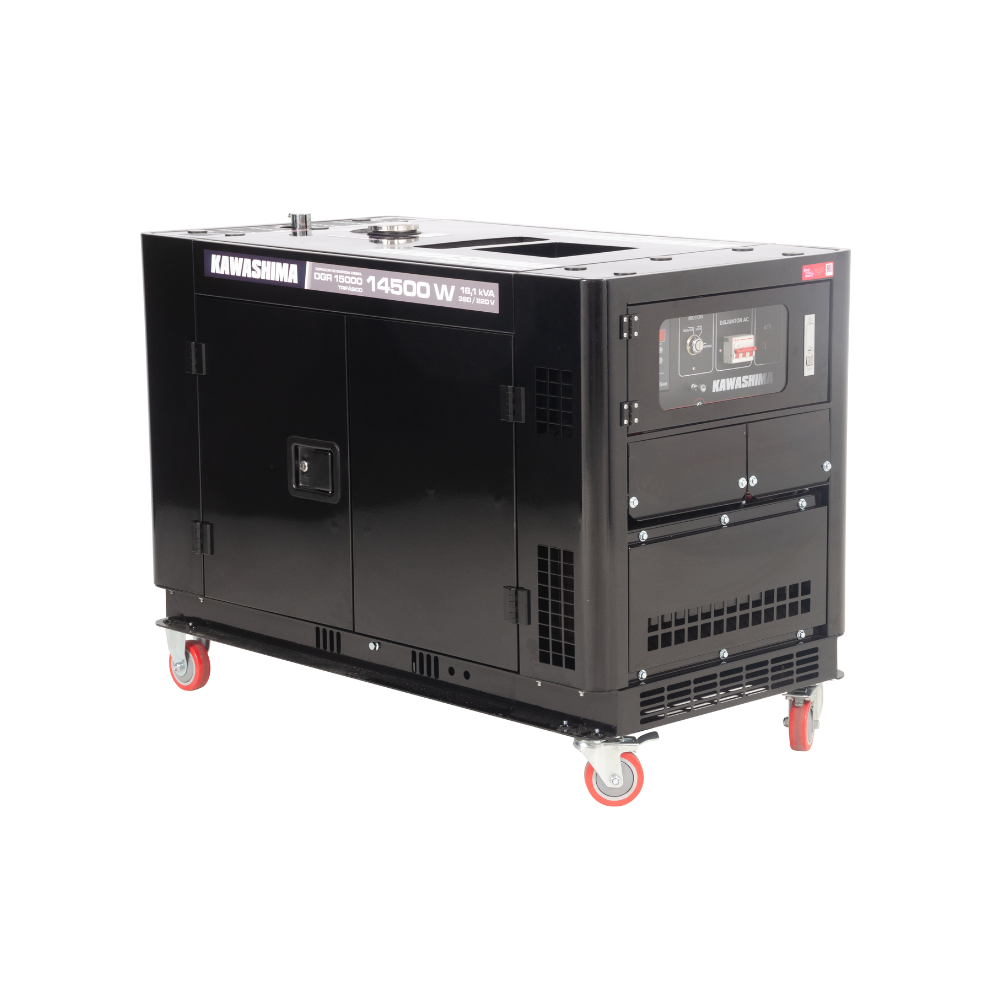 Gerador a Diesel Kawashima DGR-15000-ST3 13,5 kVA Trifásico - a partir de R$30.889,71