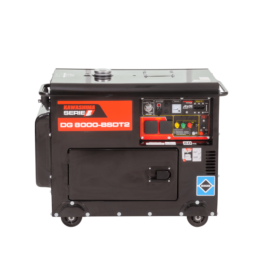 Gerador de Energia Kawashima DG 8000 BSDT2 Serie E 8,0 kVA - a partir ...