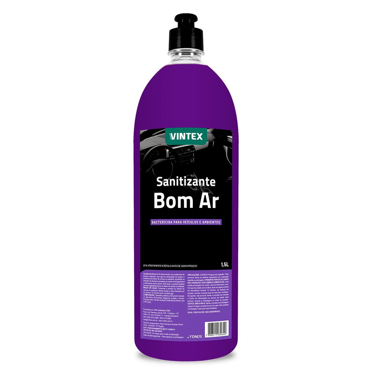 Sanitizante Automotivo Bom Ar 1,5L ? Vintex - a partir de R$25,55