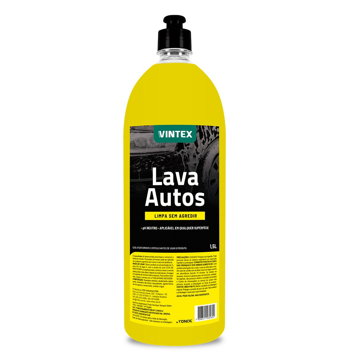 Lava Autos Automotivo 1,5 Litro ? Vintex - a partir de R$23,65