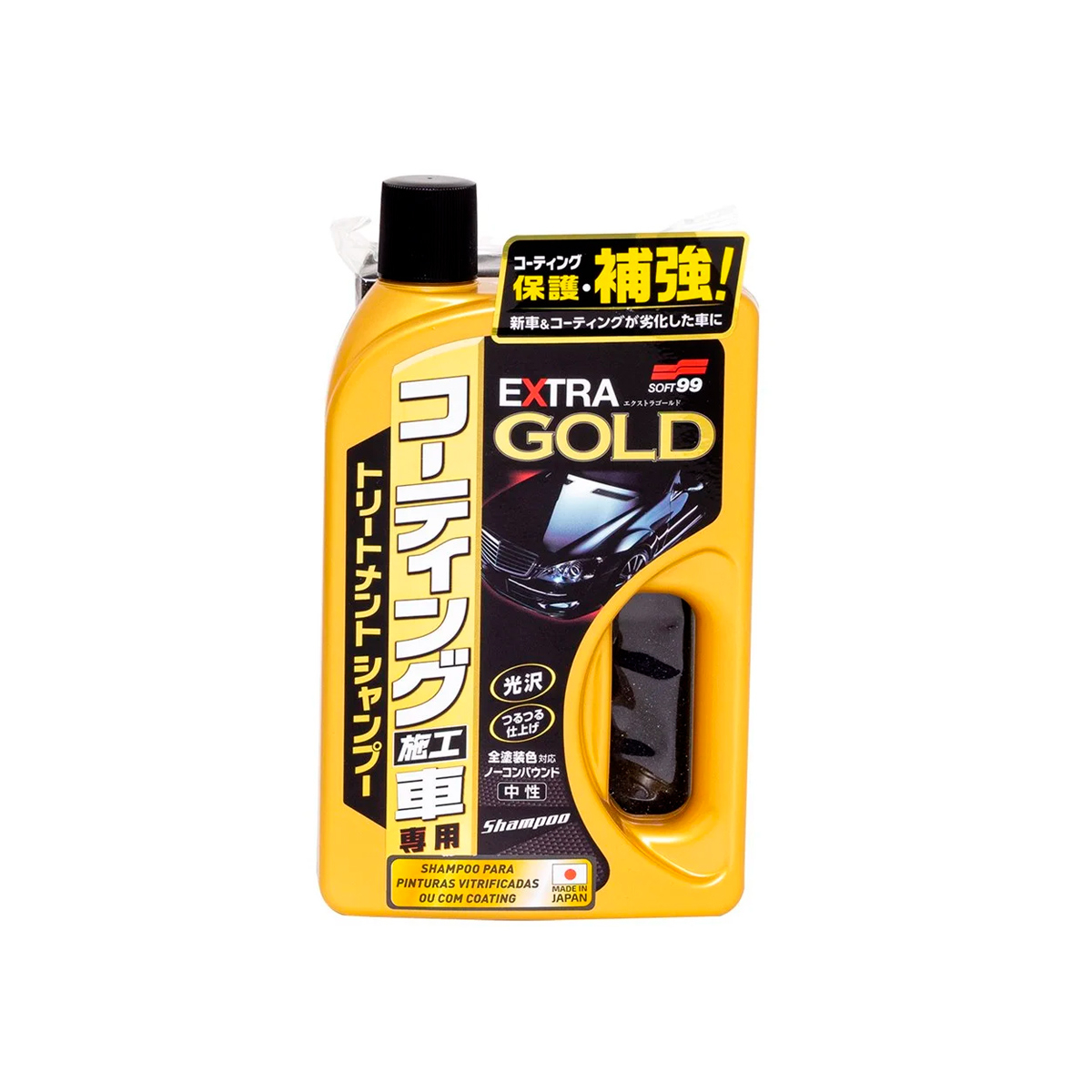 Comprar Shampoo Extra Gold Para Carros Vitrificados 750ml - Soft99 - Zaplus Car - Produtos ...