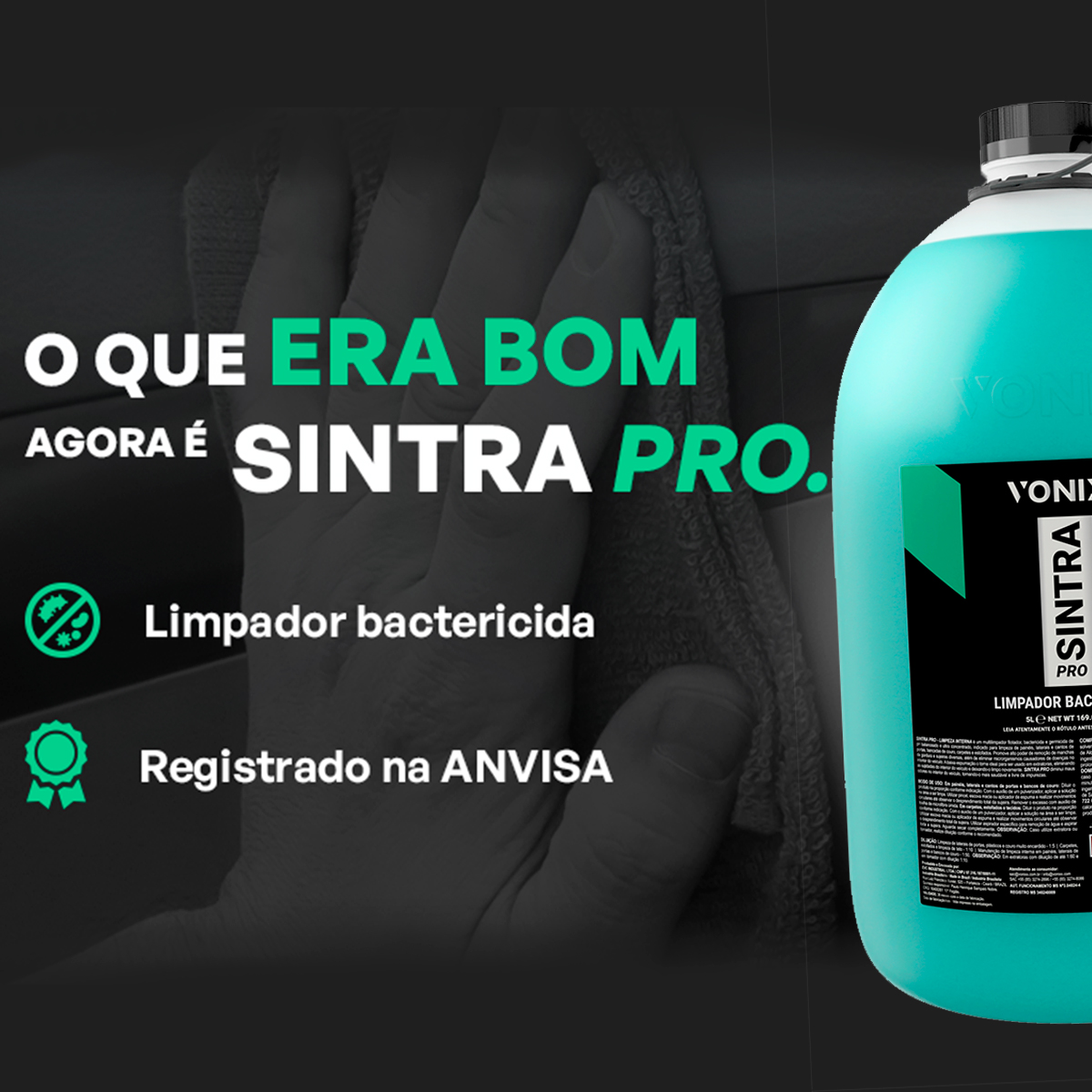 Sintra Pro Limpeza Interna de Veículos 5 Litros - Vonixx