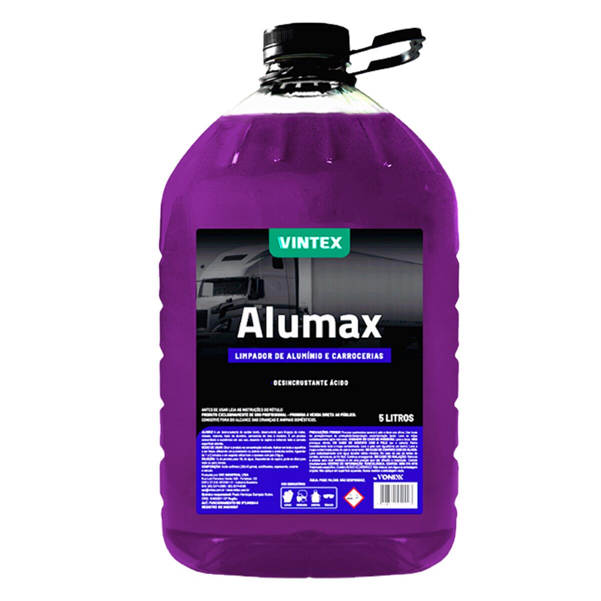 Alumax Limpa Alumínio Desincrustante Ácido 5L - Vintex - a partir de R ...