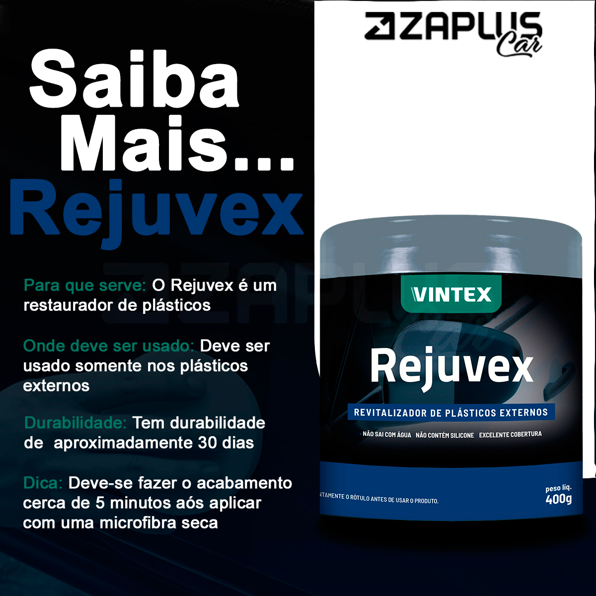 Comprar Rejuvex 400g - Vintex - a partir de R$31,63 - Zaplus Car ...