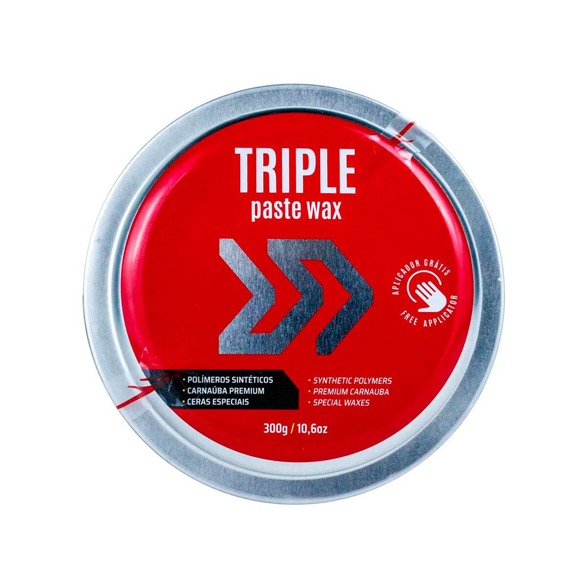 Triple Paste Wax 300gr - Autoamerica - a partir de R$72,39
