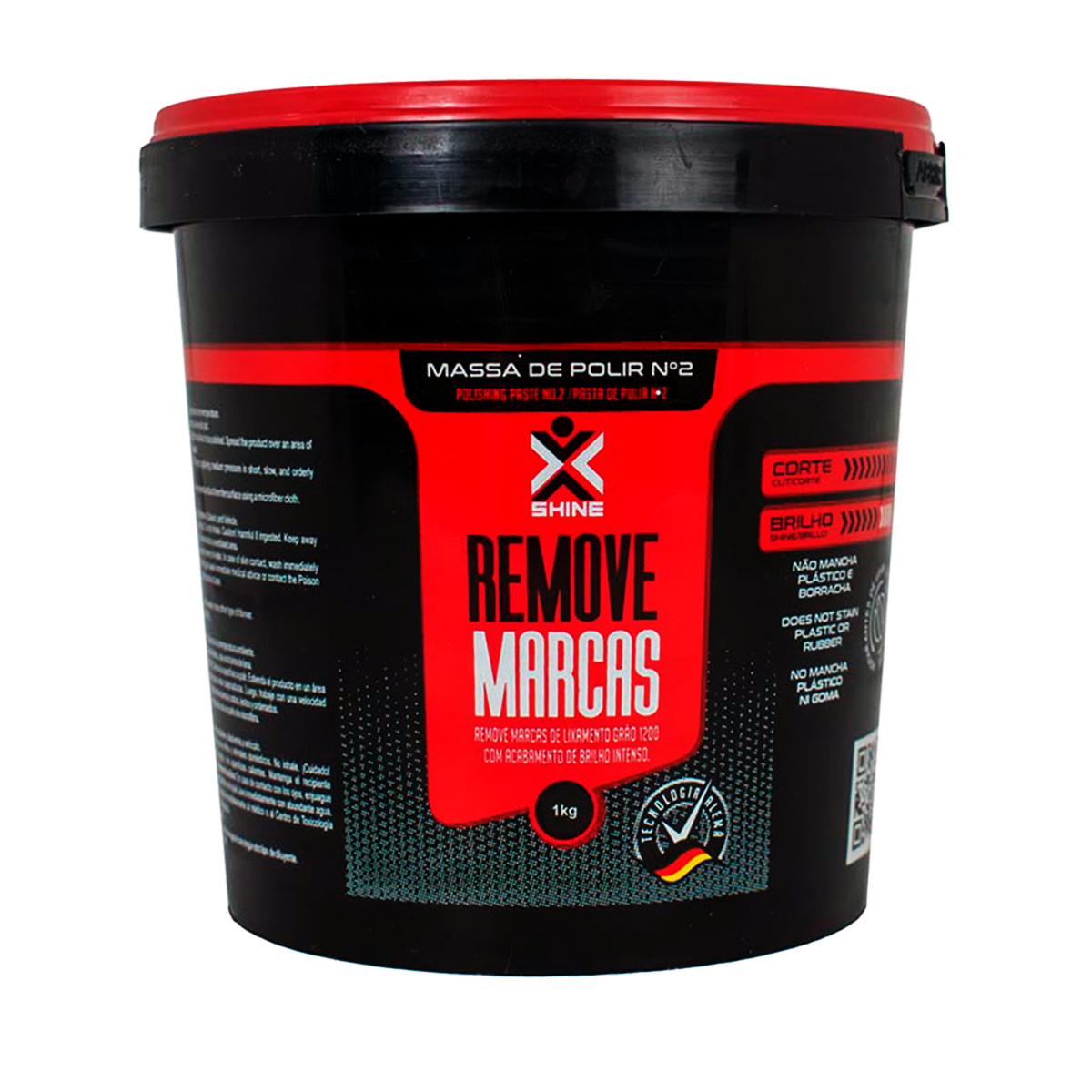 Comprar Remove Marcas Massa de Polir N°2 1kg - XShine - Zaplus Car ...