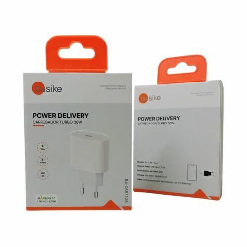 Carregador Turbo 30W Tipo-C Ba-CAR112A - Basike - a partir de R$30,40