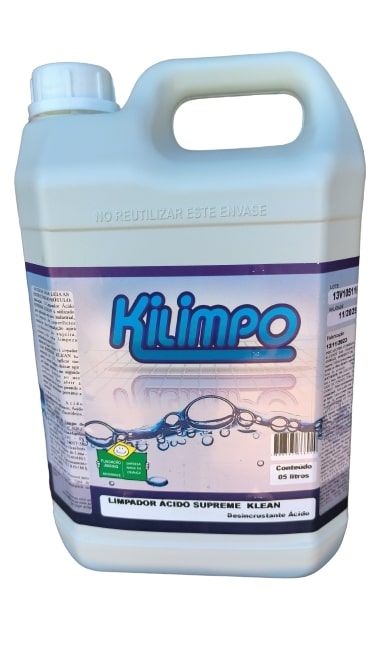 Comprar LIMPADOR ACIDO SUPREME KLEAN 5 LTS - ChapeLimp
