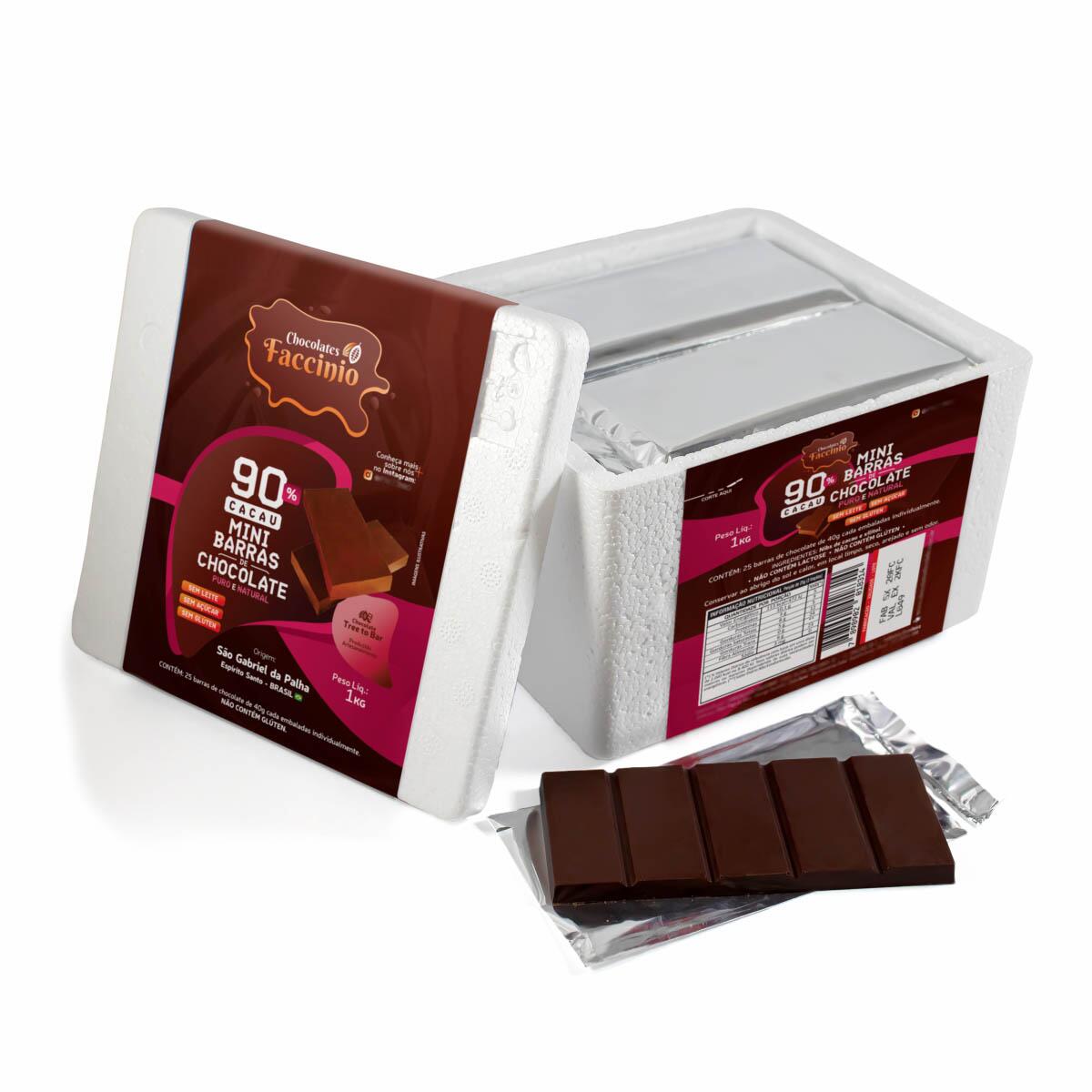 Comprar 2Kg de Chocolate 90% Artesanal Zero Açúcar Zero Lactose Diet ...