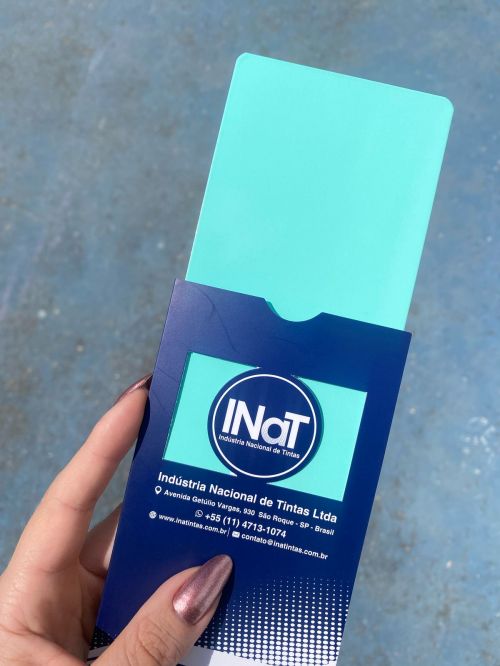 Tinta Eletrostática em Pó na cor Verde