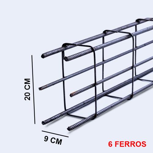 Comprar VIGA DE FERRO 6F 3/8 9X20CM - COM 6,00MT
