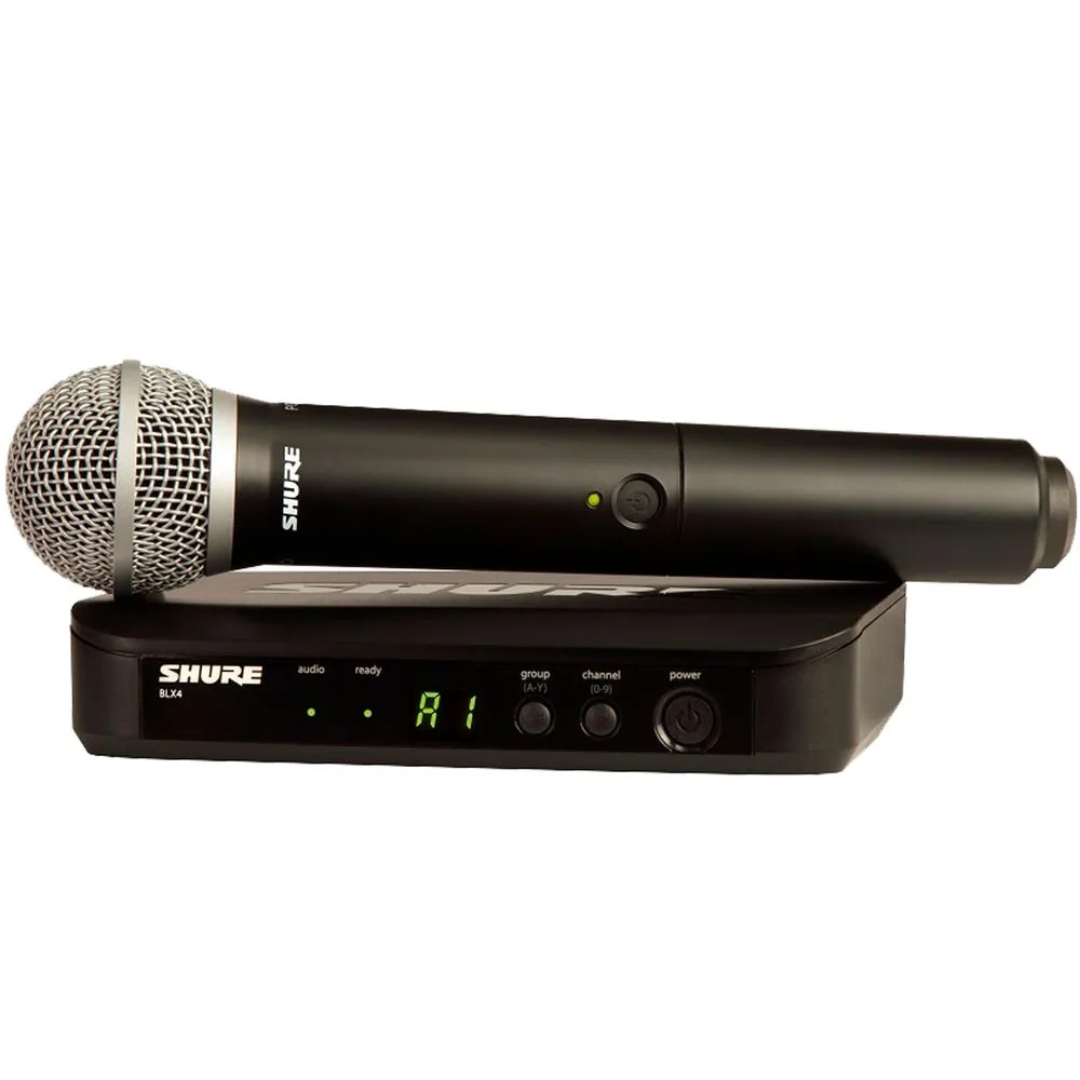 Comprar Microfone Shure BLX24BR/PG58 Frequência J10 Sem Fio Dinâmico Cardioide Preto - a partir ...