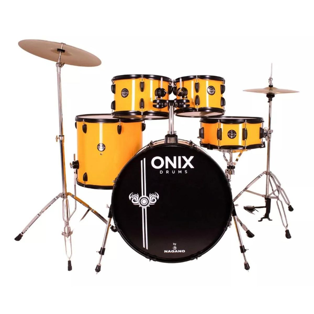Comprar Bateria Acustica Onix Smart By Nagano Bumbo 22 Completa Big ...