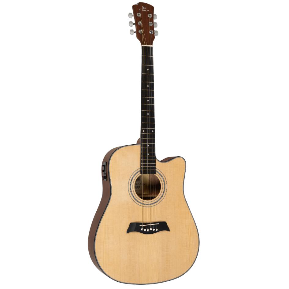 Comprar Violão Eletroacustico Michael VMF400 Folk ST Sitka - a partir ...