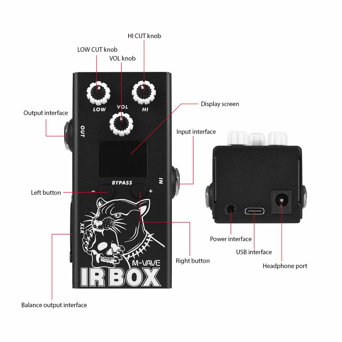 Comprar Pedal M-vave Ir Box Impulse Response Preto - a partir de R$206,10 - Armazém do Músico