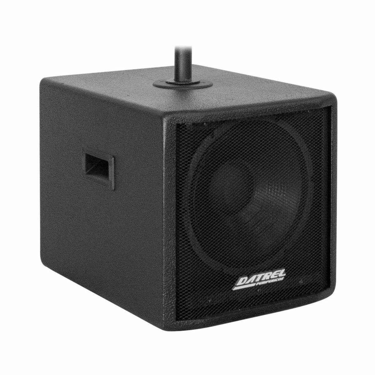 Comprar Kit Datrel Sub Grave Woofer Ativo + Passivo 12'' Preto - a ...