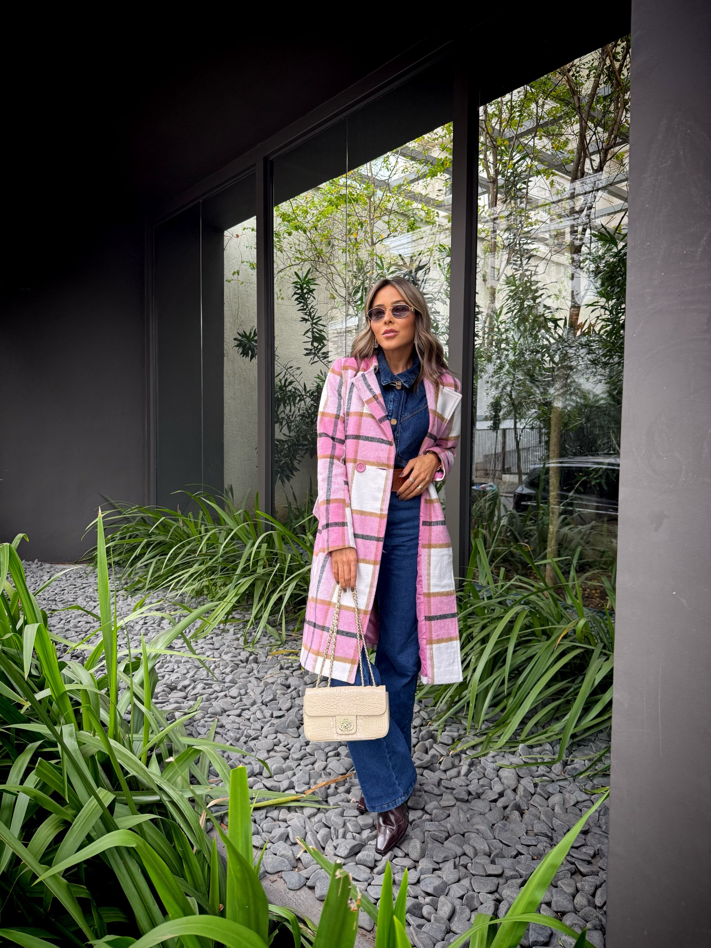 Comprar Casaco Sobretudo Chicago Rosa - kethlenlorena.com.br