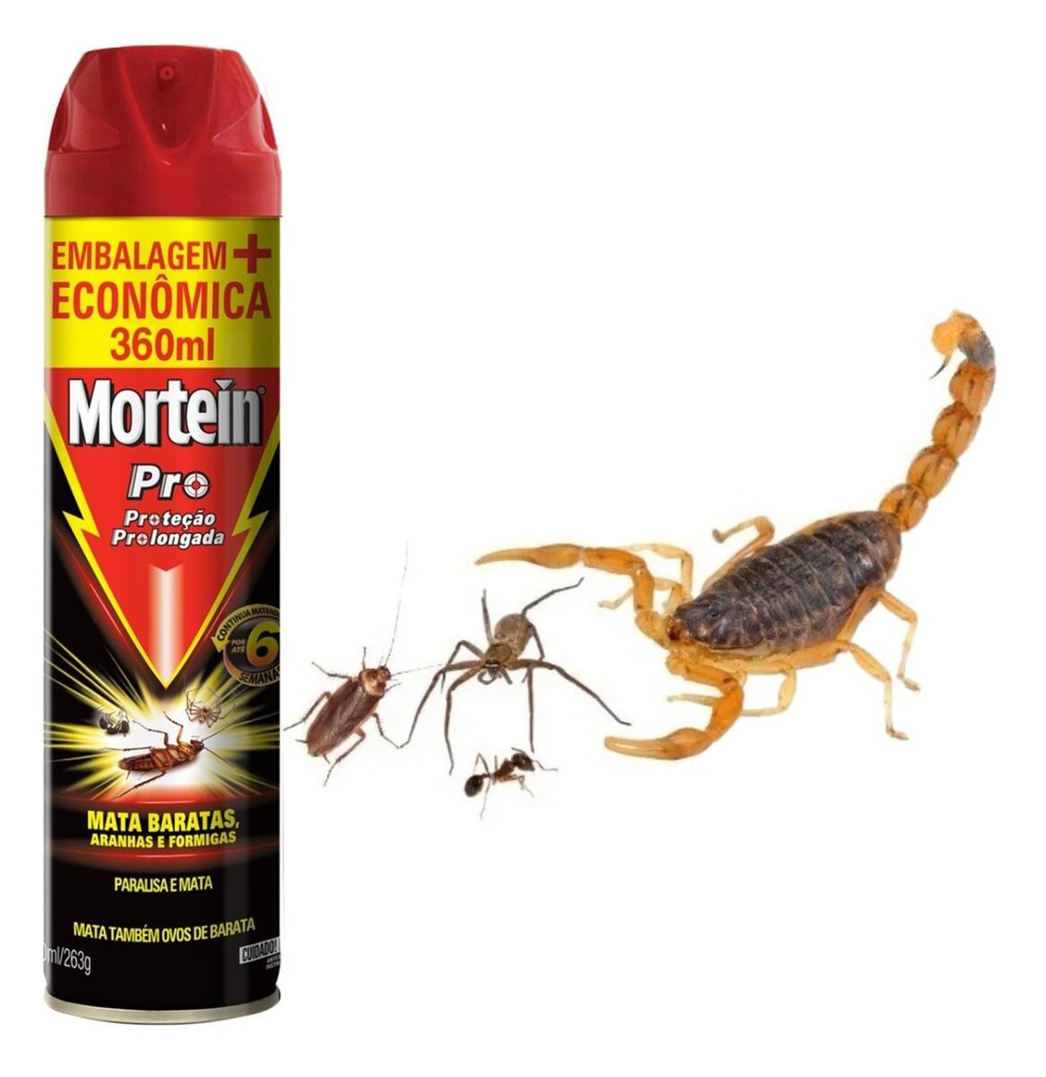 Comprar Repelente Mata Baratas Pulgas e Escorpião Mortein Pro 360ml ...