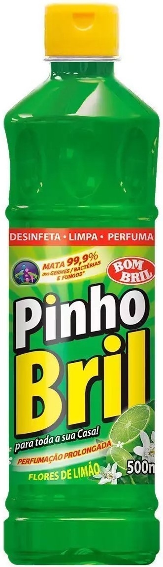 Comprar Desinfetante Pinho Bril Plus Flores Limão 500ml Bombril - Real ...