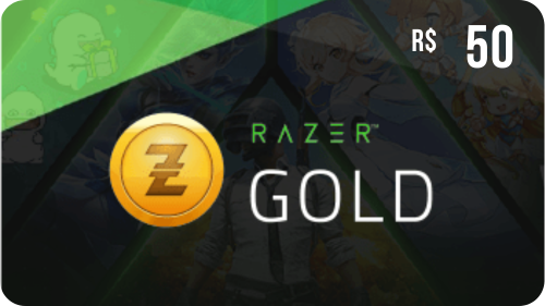 Comprar Cartão Gift Card Razer Gold R$50,00 Reais - Brasil - R$68,95 ...