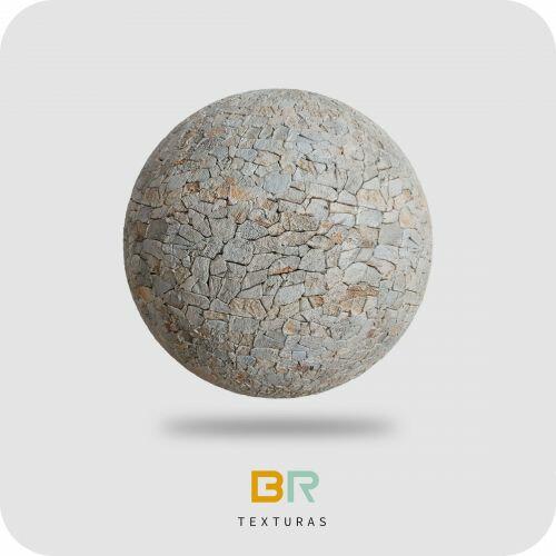 Textura de Pedra Moledo Cinza 4K para Modelagem 3D e Arquitetura