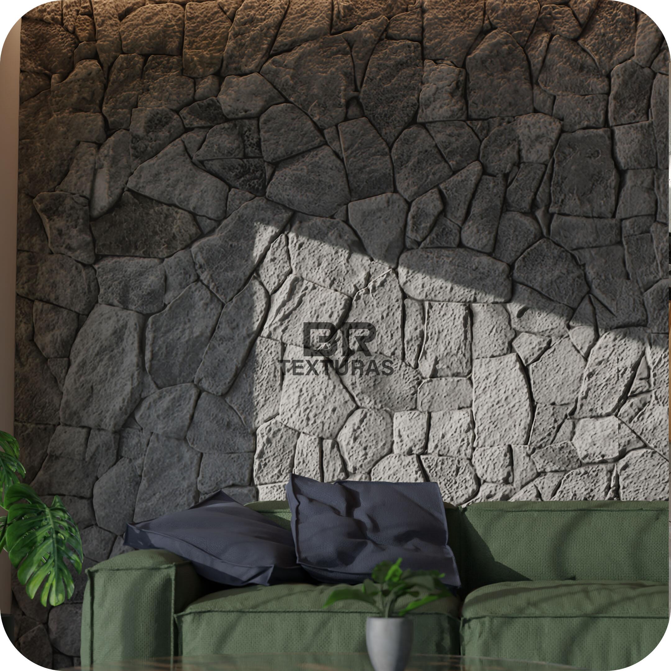 Comprar Textura Pedra Moledo Cinza 2k - R$19,99 - Brasil Texturas| Texturas de Pedras Naturais ...