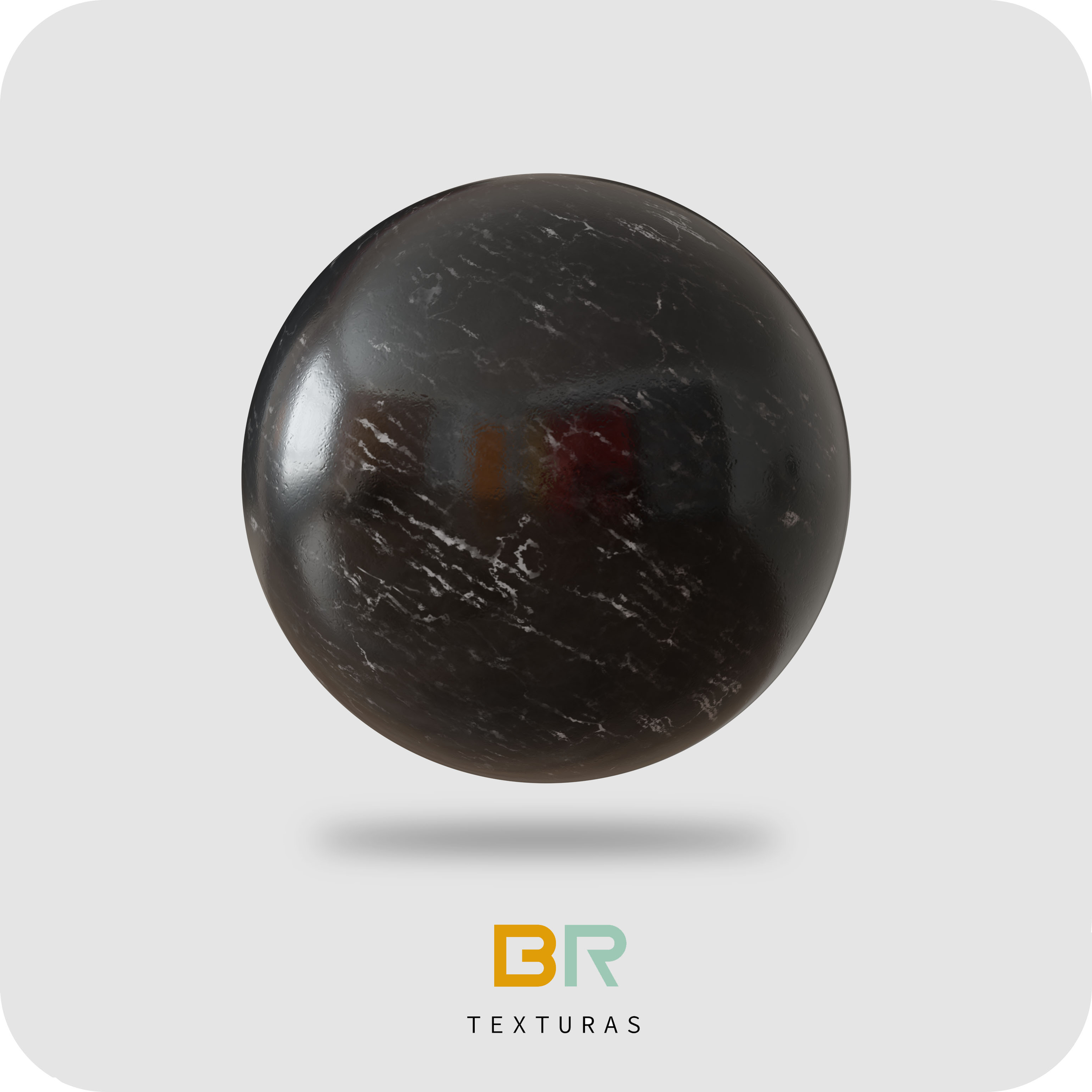 Textura de Granito Preto Via L?ctea - Alta Resolu??o para Projetos 3D