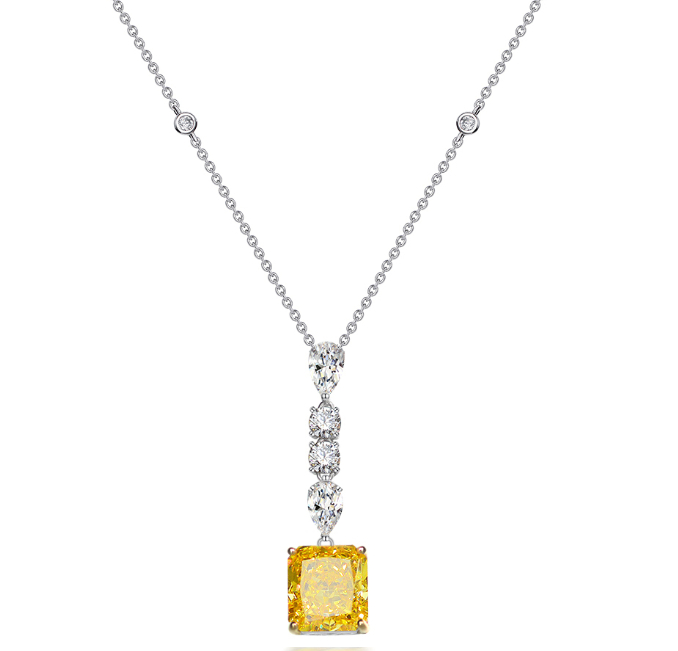 Comprar Colar Fancy Yellow 8ct - a partir de R$1.994,05 - AZUL Jóias