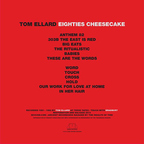 Comprar TOM ELLARD - Eighties Cheesecake - SKYLAB MUSIC STORE