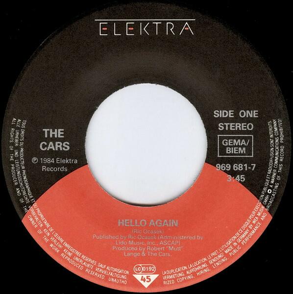 Comprar CARS, THE - Hello Again - R$120,00 - SKYLAB MUSIC STORE