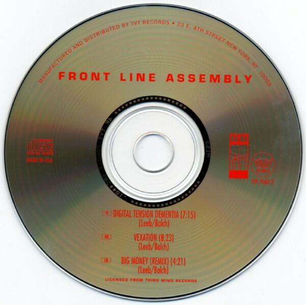 Comprar FRONT LINE ASSEMBLY - Digital Tension Dementia - R$160,00 ...