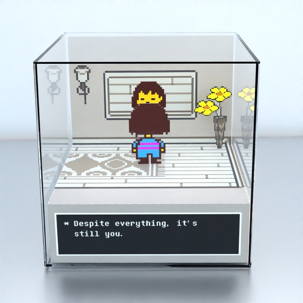 Comprar Cubo Diorama Undertale - a partir de R$56,05 - Dioramado