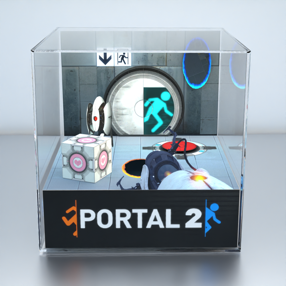 Comprar Cubo Diorama Portal 2 - a partir de R$56,05 - Dioramado