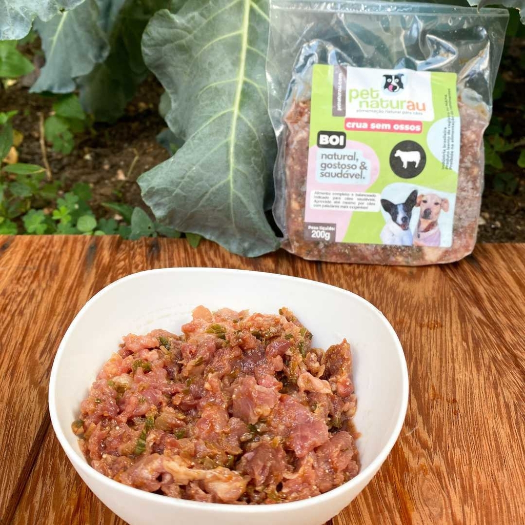 Alimentação natural crua de boi - a partir de R$12,25